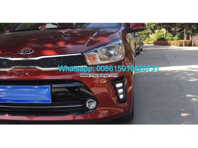 Kia Pegas LED cree DRL day time running lights driving daylight Basna ...