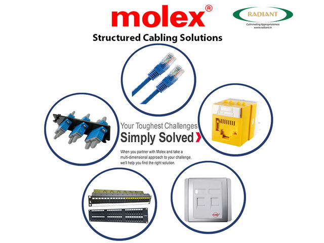Radiant - Molex | Structured Cabling | Cat6 Cable | Distributor | Suppliers | India - Buy Sell ...