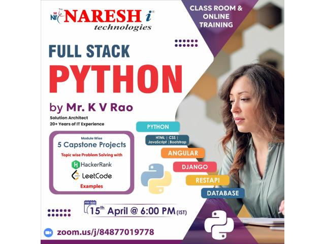 Top Python Online Training Institute [2024]-NareshIT Hyderabad - Buy Sell Used Products Online ...